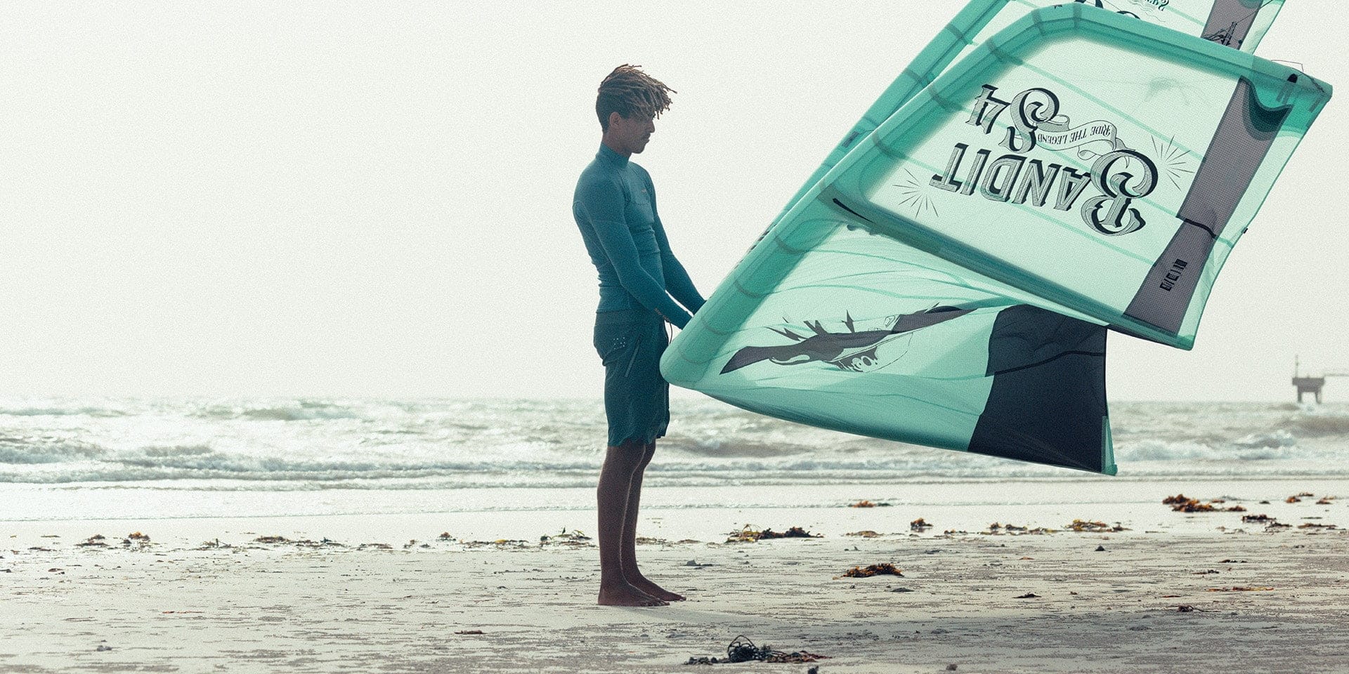 Test aile de kite Bandit S4 2024 de F-One - Avis et essai